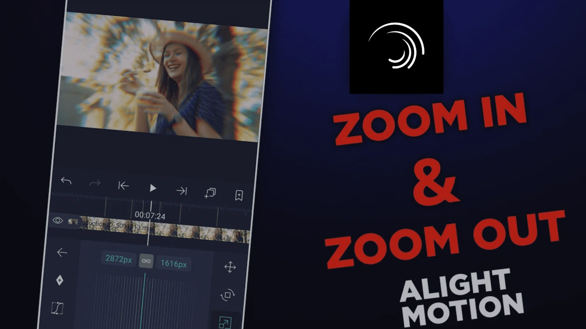 How Do You Apply Alight Motion Zoom In Zoom Out Effects To Your Pictures And Videos?